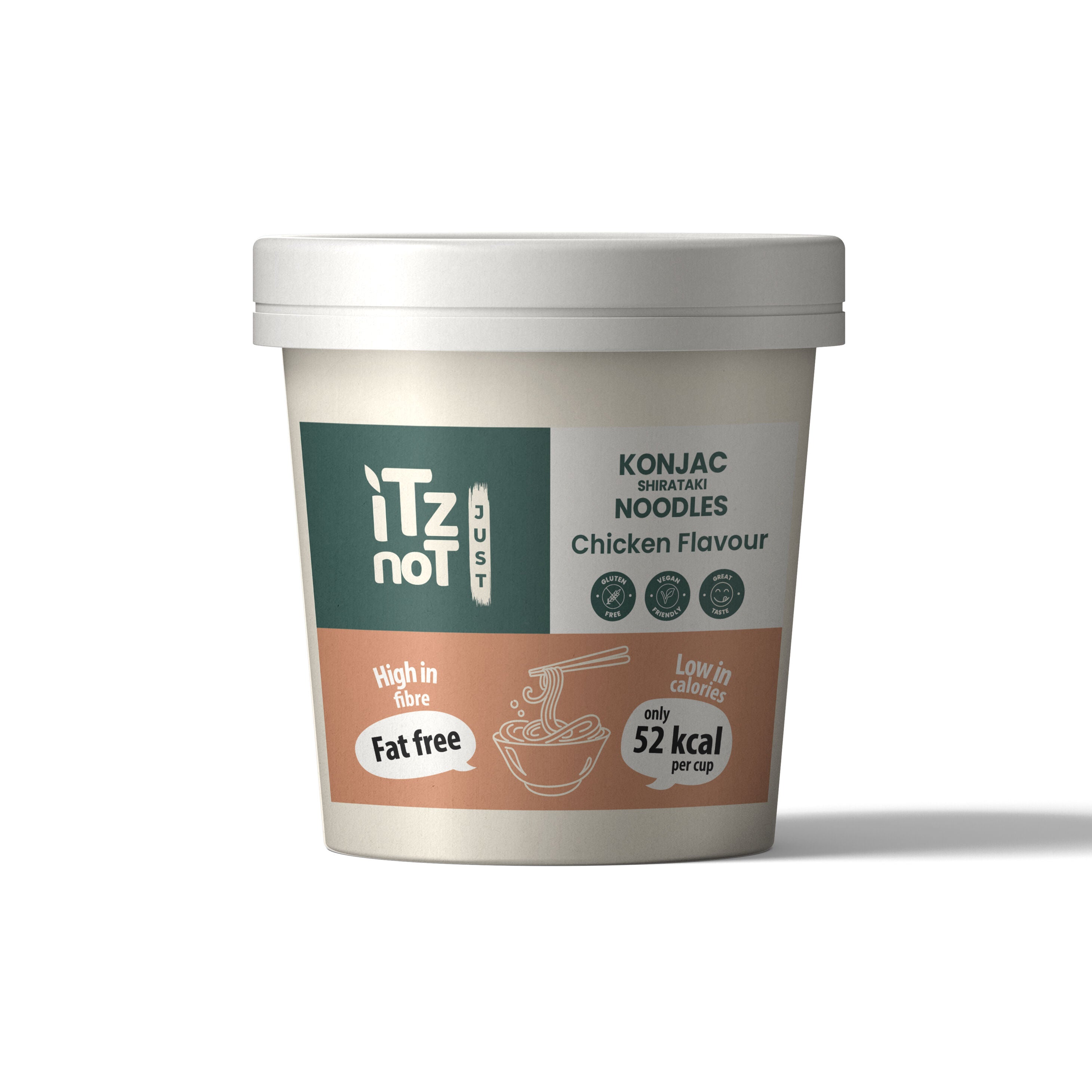 iTz noT Just Pot Noodle Konjac / Shirataki Chicken Flavour – Natural Organic